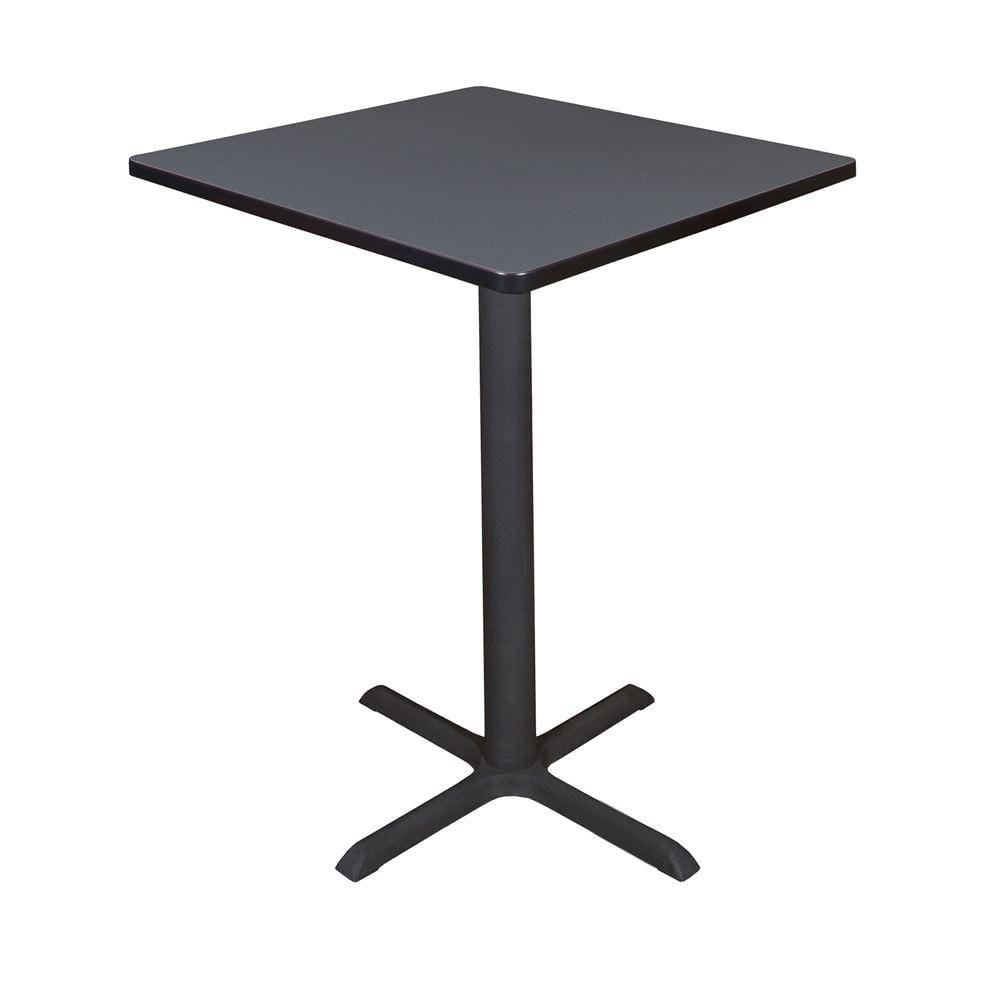 Regency Bucy Grey 30 in. Square Cafe Table HDBTCB3030GY - The Home Depot