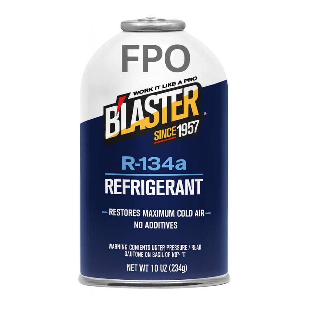 Blaster 10 fl. oz. R-134a Car Refrigerant AC Recharge Straight Gas ...