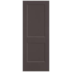 Masonite 30 in. x 80 in. 2-Panel Logan Single Bore Solid Core Willow ...