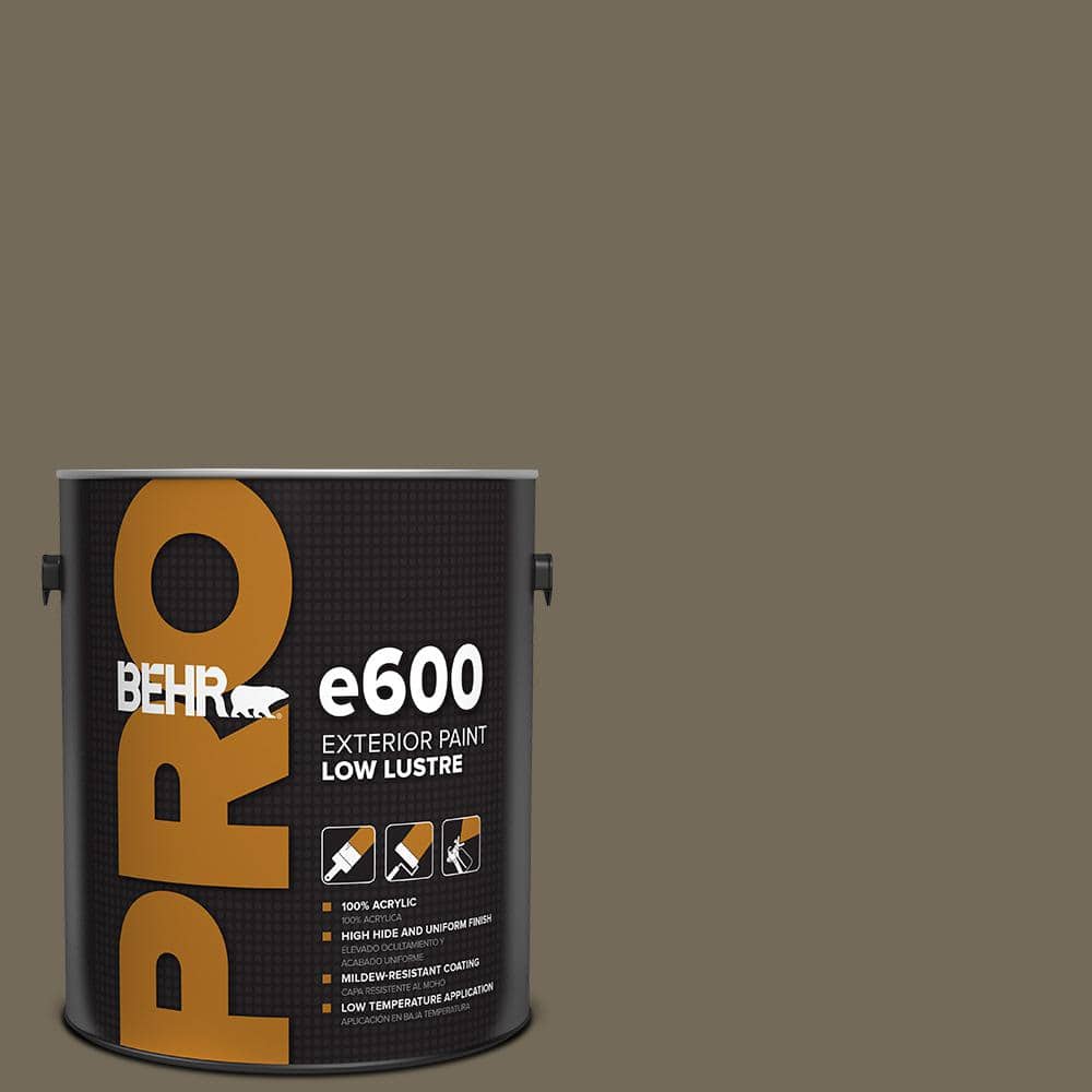 BEHR PRO 1 gal. #720D-6 Toasted Walnut Low Luster Exterior Paint ...
