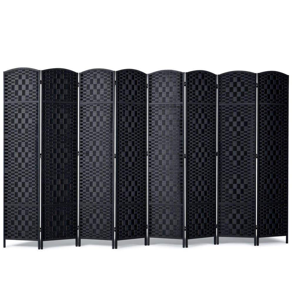 SVOPES 8 Panel Room Divider, Hand-Woven Folding Privacy Screen ...