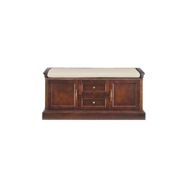 Home Decorators Collection Royce Storage Smokey Brown Bench-SK19076R1 ...