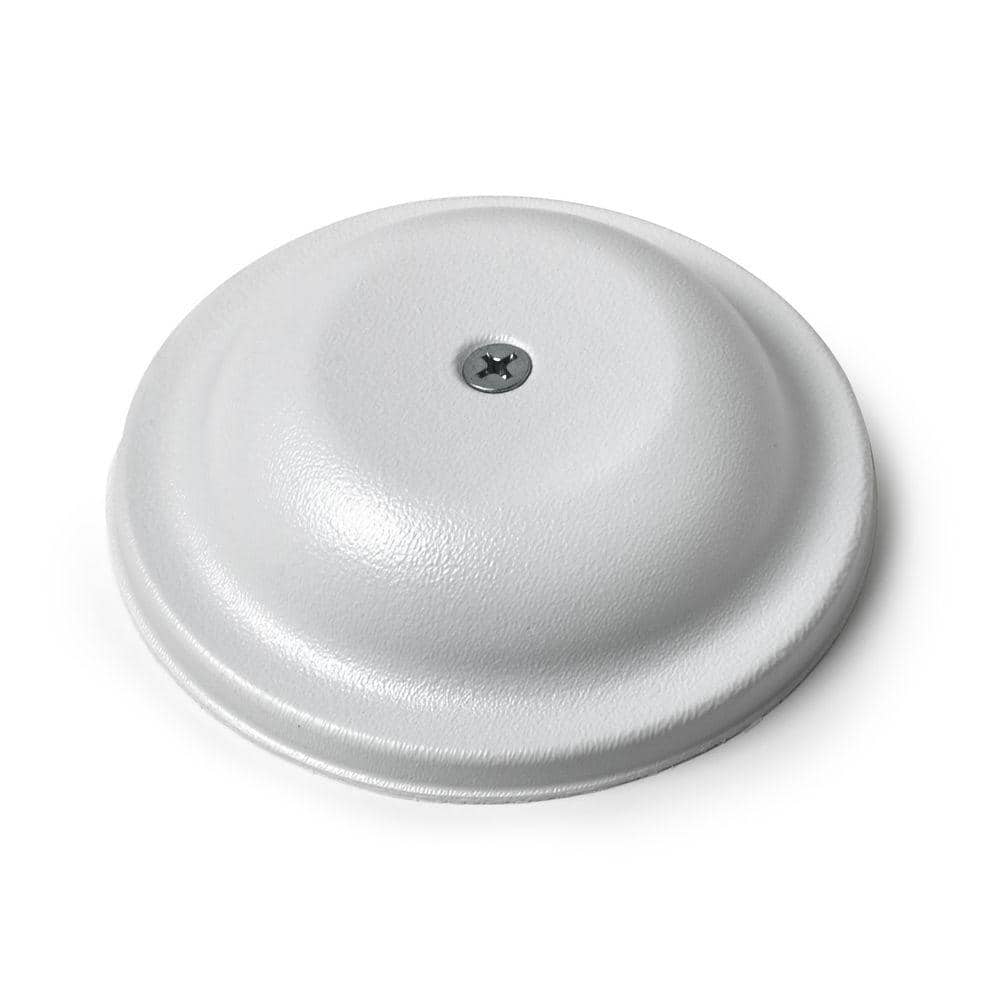 Oatey 5 in. Plastic Bell Cleanout Cover Plate in White 34421 - The Home ...