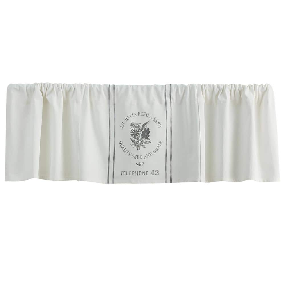 Park Designs Seed Sack Valance 198-47 - The Home Depot