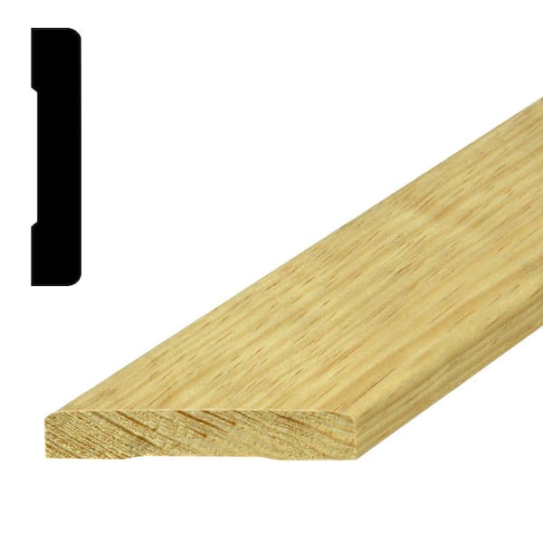Builder's Choice WM 433 9/16 in. x 3-1/4 in. Pine Casing Leg Moulding ...