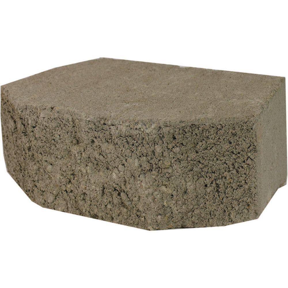 12 in. x 8 in. Concrete Garden Wall Block 16204425 - The Home Depot