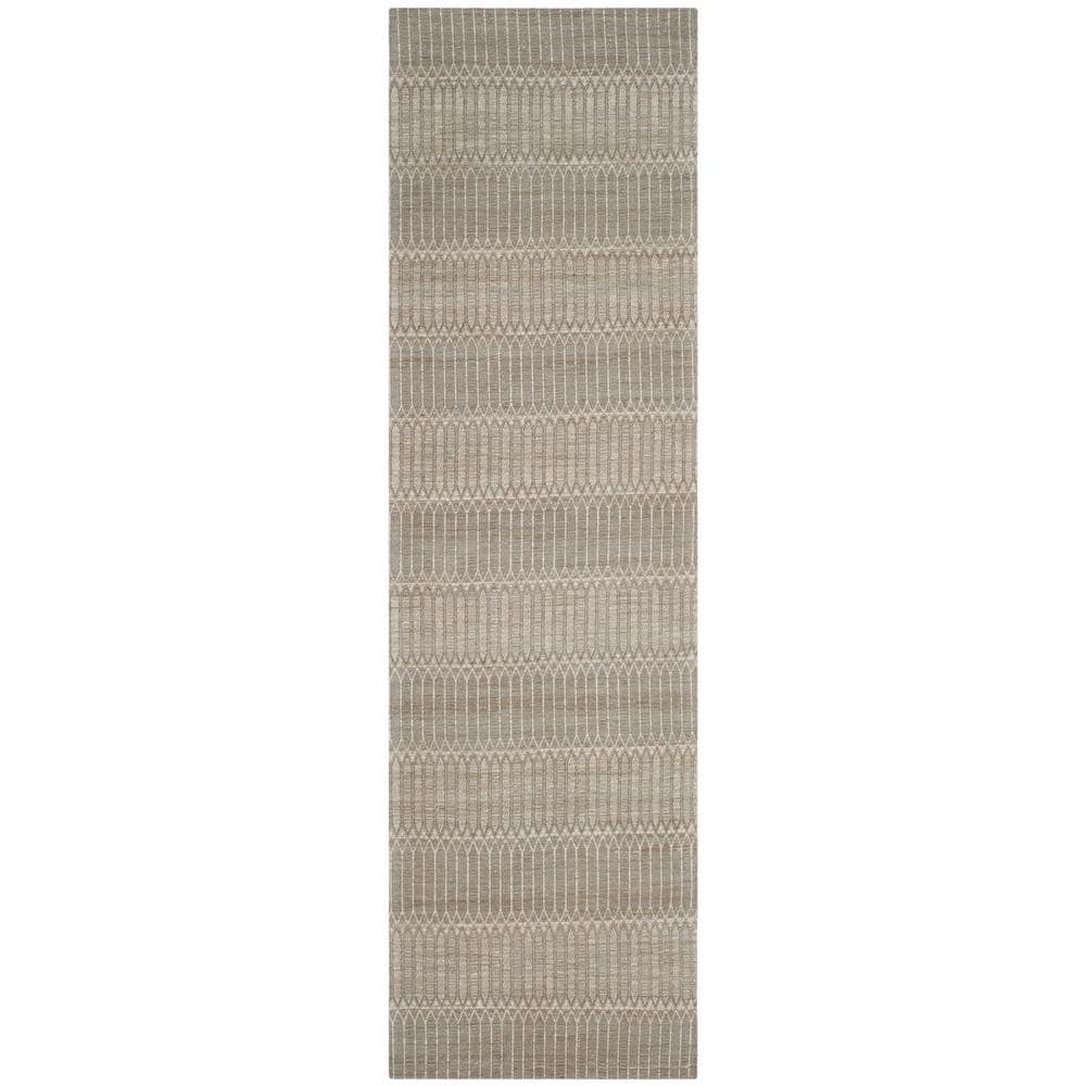 SAFAVIEH Marbella Camel/Gray 2 ft. x 8 ft. Geometric Runner Rug MRB124E ...