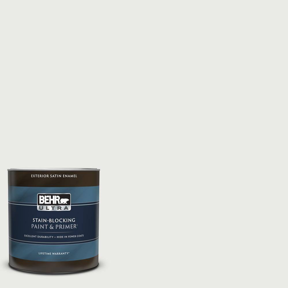 BEHR ULTRA 1 qt. Designer Collection #DC-002 Statement White Satin ...