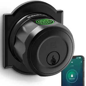 WRIGHTMASTER 3 in 1 Aluminum Smart Lock Deadbolt with App Biometric ...