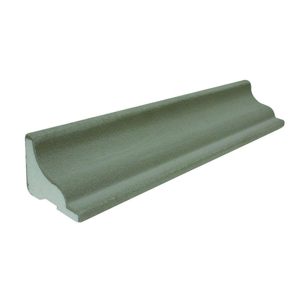 DECORMOULDINGS 4 ft. x 3 in. x 2 in. Polymer Decor Moulding DM014 - The ...