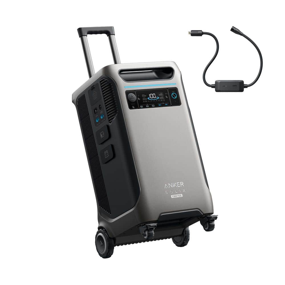 Anker Solix F3800 Plus 6,000W 3,840Wh Portable Power Station 240-Volt ...