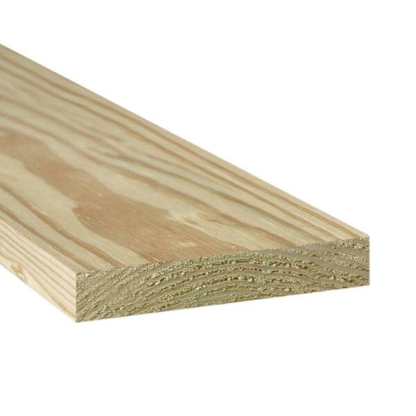 1 in. x 6 in. x 8 ft. S1E Pressure-Treated Corral Furring Strip Board ...