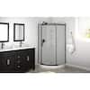 Delta Classic 38 in. L x 38 in. W x 70.63 in. H Corner Shower Stall/Kit ...