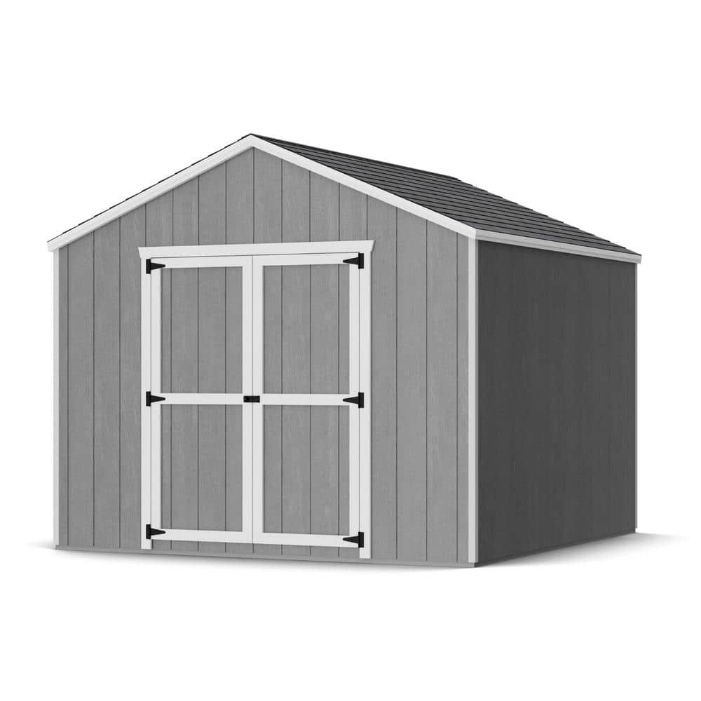 Little Cottage Co. Value Gable 10 ft. x 10 ft. Outdoor Wood Storage ...