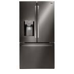 KitchenAid 20 cu. ft. French Door Refrigerator in PrintShield Black ...