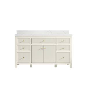 Willow Collections Sonoma 30 in. Single Sink Freestanding Alabaster ...