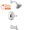 Delta Casara Single-Handle 6-Spray Tub and Shower Faucet in Chrome ...