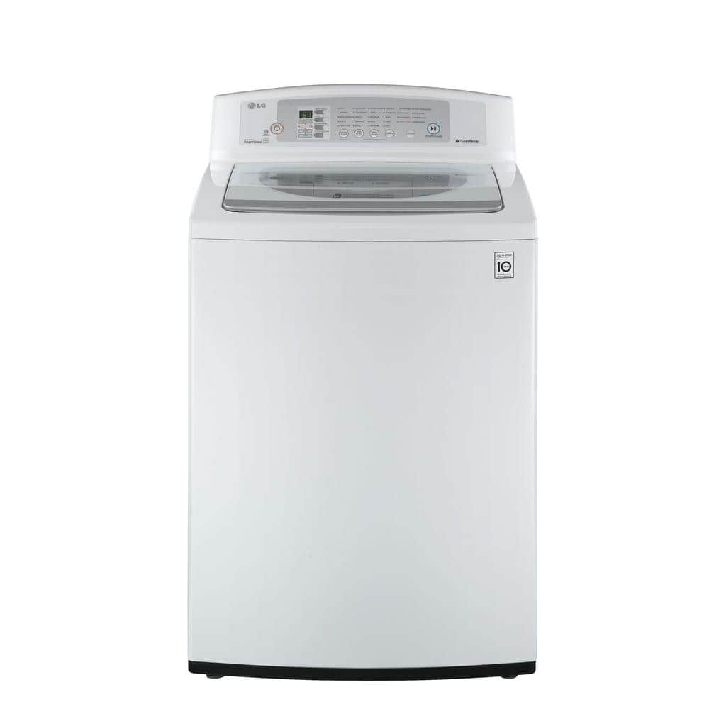 LG 3.7 cu. ft. High-Efficiency Top Load Washer in White WT4801CW - The ...