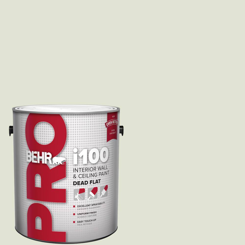 BEHR PRO 1 gal. #MQ3-46 Folly Dead Flat Interior Paint PR10501 - The ...