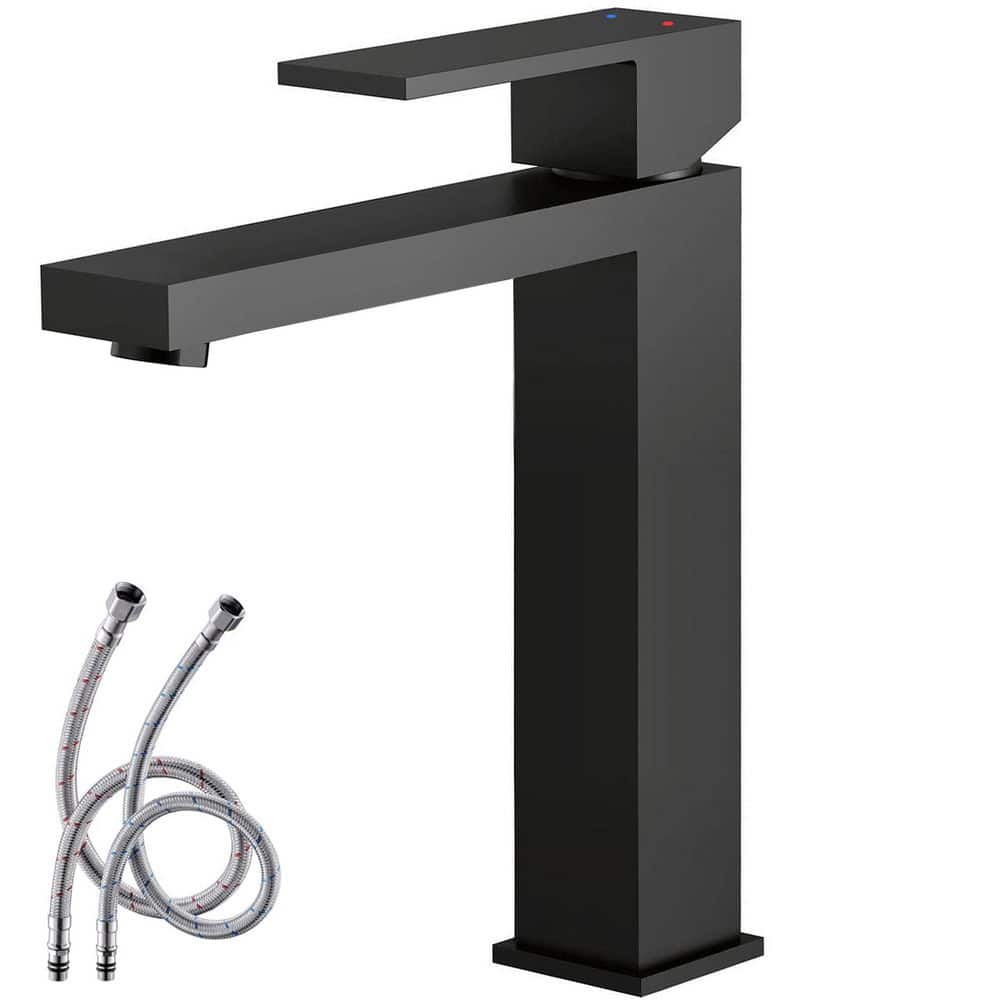 ATKING Single Handle Vessel Sink Faucet Bathroom Faucet with 15° Angled ...