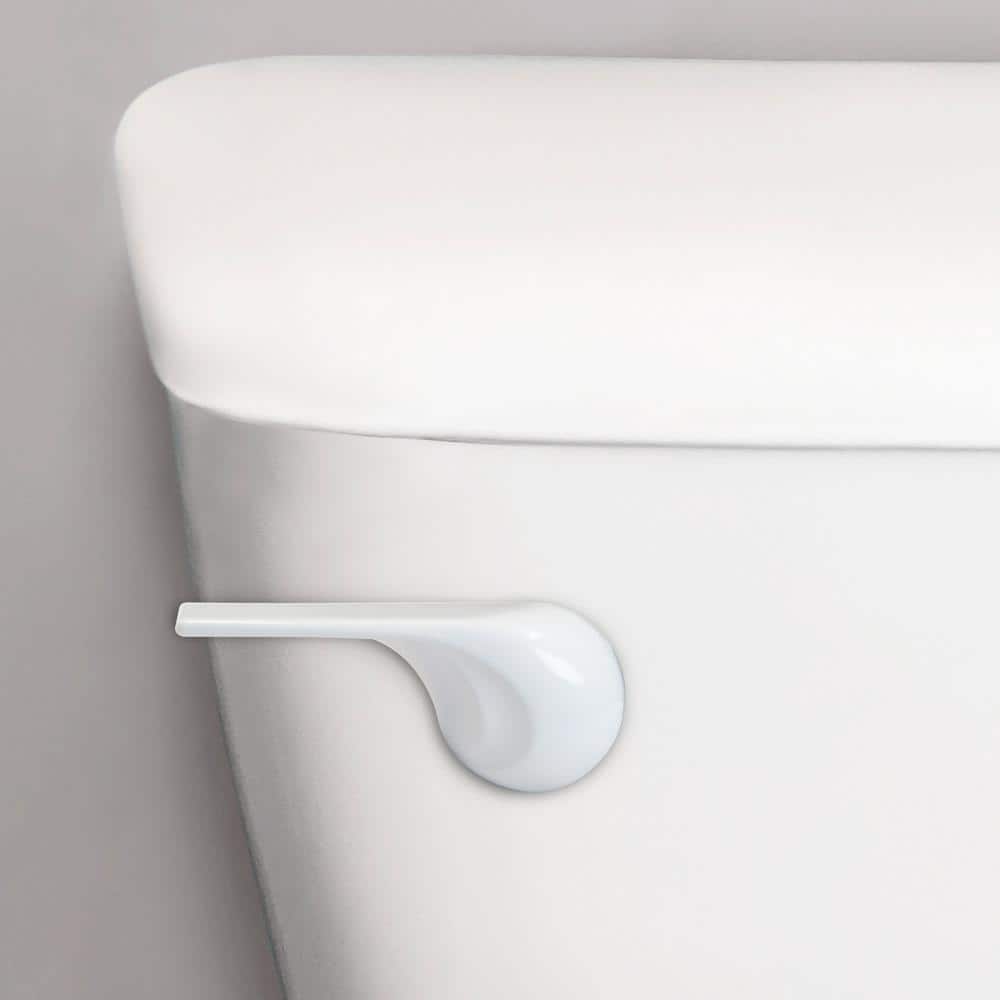 Korky StrongARM Universal Toilet Flush Handle Wave Style in White ...