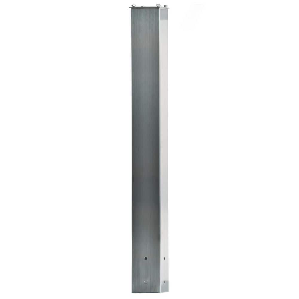 Mail Boss 316 Stainless Steel In-Ground Mailbox Post 7180V - The Home Depot