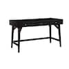 Alpine Furniture Flynn Large Desk Black 30.5 in. H x 52 in. W x 24 in ...
