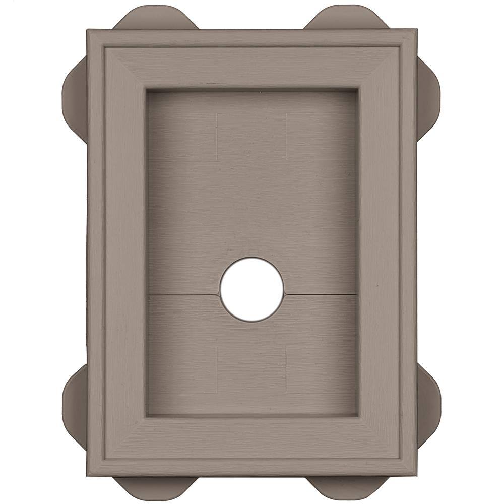 Mid America 5 in. x 6-3/4 in. #008 Natural Clay Split Mini Mounting ...