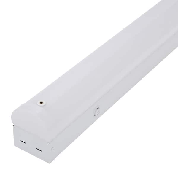 OPICUTE White 4-ft Integrated LED Wattage Adjustable & Color Tunable ...