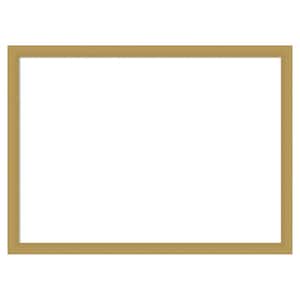 Amanti Art Grace Narrow Brushed Gold 22 in. x 16 in. Polystyrene Framed ...