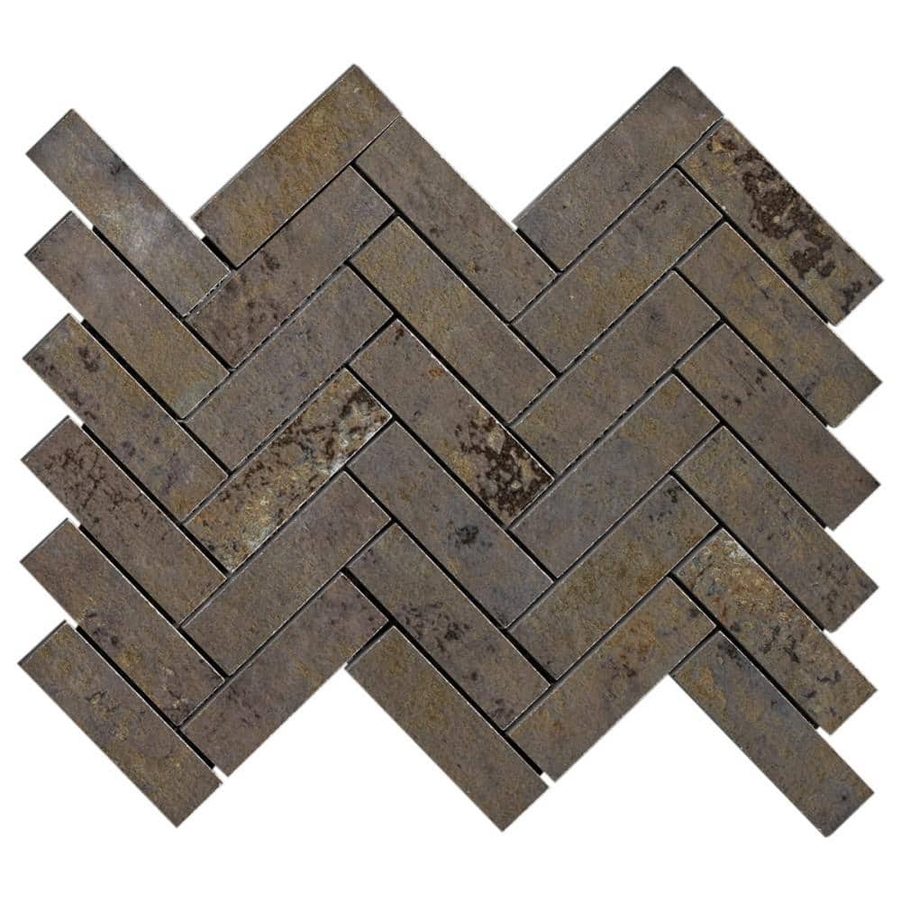 Ivy Hill Tile Mantis Copper 6 in. x 0.35 in. Matte Porcelain Floor and ...