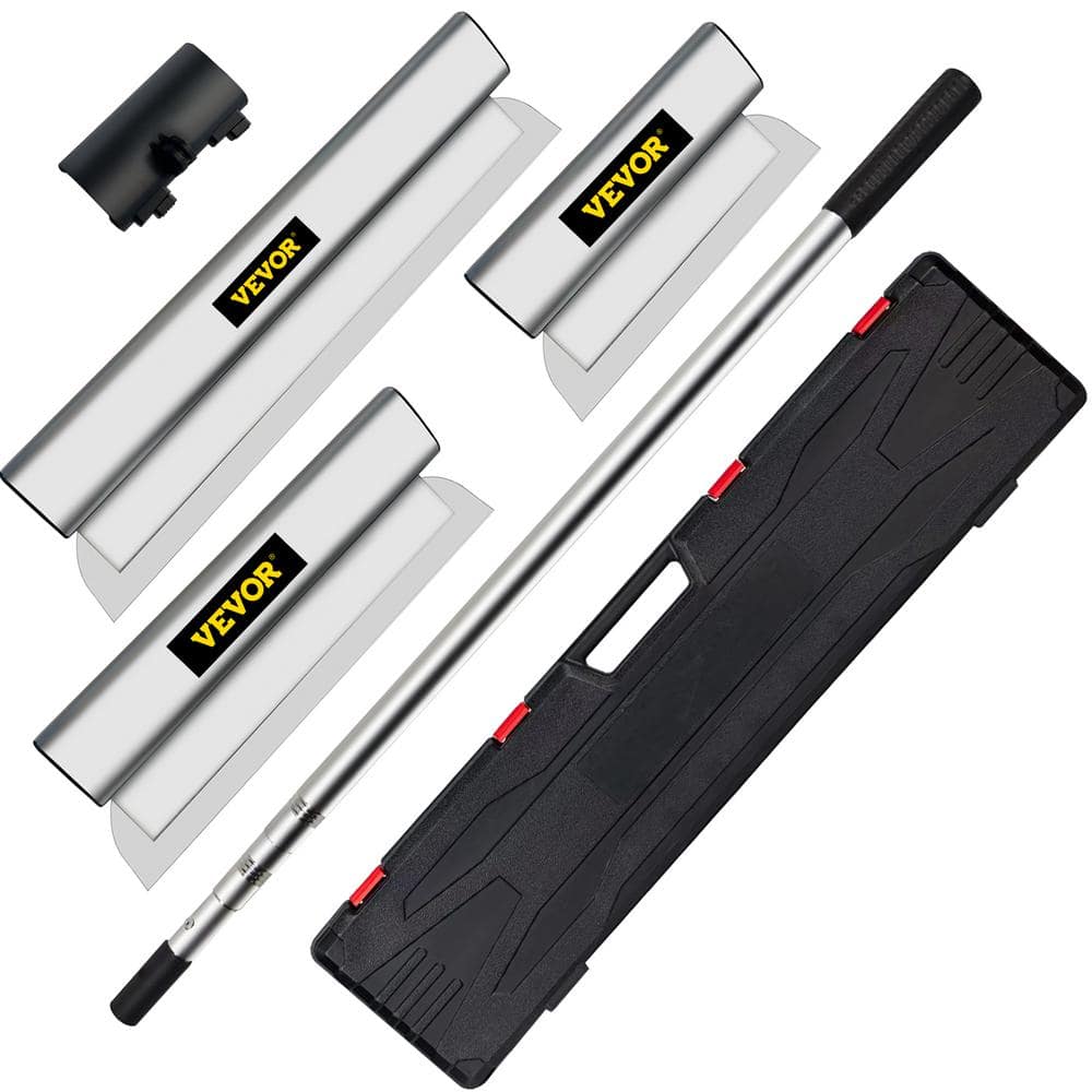VEVOR Drywall Skimming Blade Set 10 In. 24 In. 32 In. Blades and 35 In ...