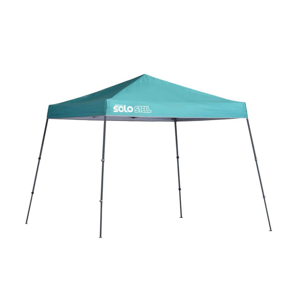 Quik Shade 10 ft. x 10 ft. Turquoise Slant Leg Canopy 167534DS - The ...