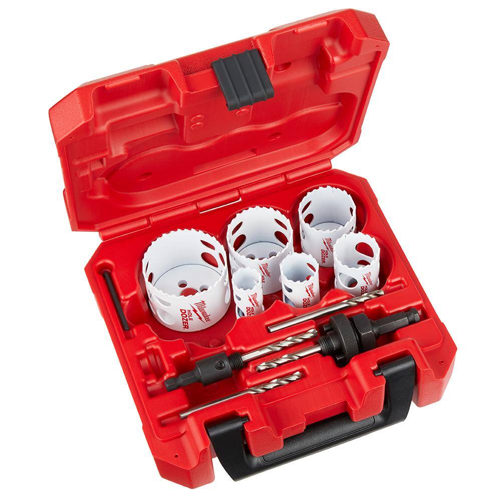 Reviews for Milwaukee Hole Dozer Electricians Bi-Metal Hole Saw Set (10 ...