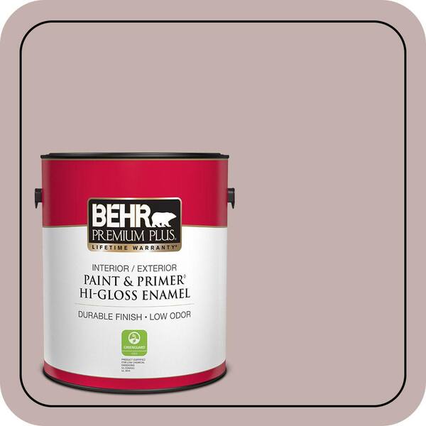 BEHR PREMIUM PLUS 1 gal. #MQ1-45 Versailles Rose Hi-Gloss Enamel ...
