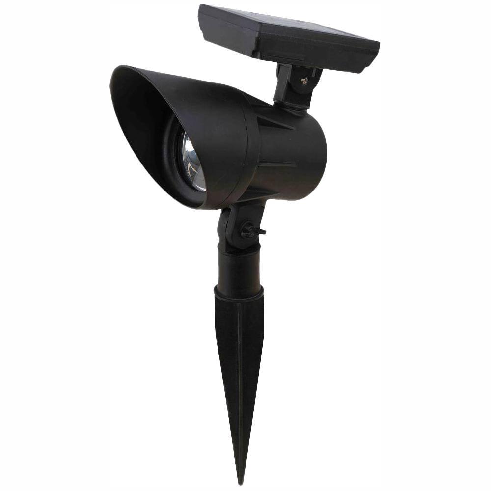 Open Stock Solar Black Outdoor Integrated LED Landscape Spot Light NXT ...
