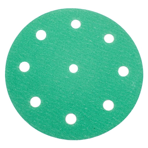 Green 5 in. 400 Grit Sanding Disc Super Fine (25-Pack) OARG0540025 ...