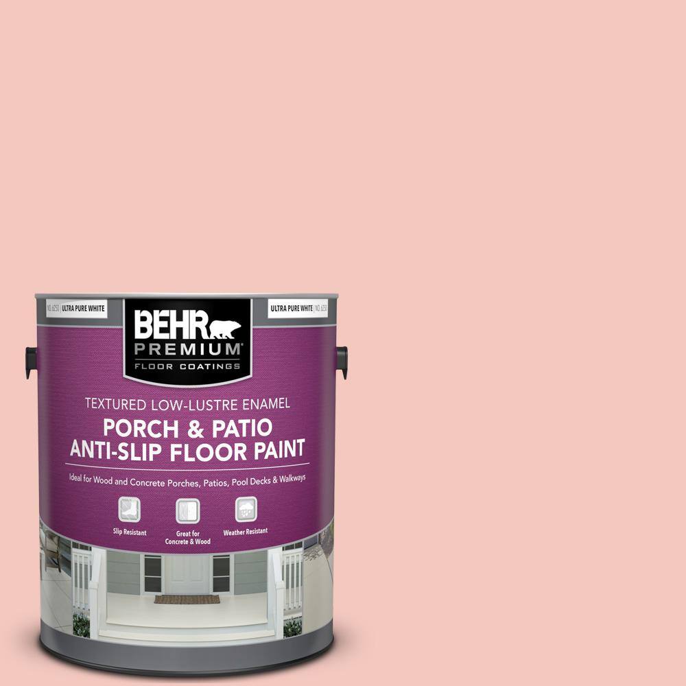 BEHR PREMIUM 1 gal. #M170-2 Prairie Rose Textured Low-Lustre Enamel ...