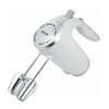 Better Chef 5-Speed 150-Watt White Hand Mixer with Silver Accents ...