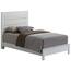 AndMakers Burlington White Queen Platform Bed with Storage Shelves PF ...