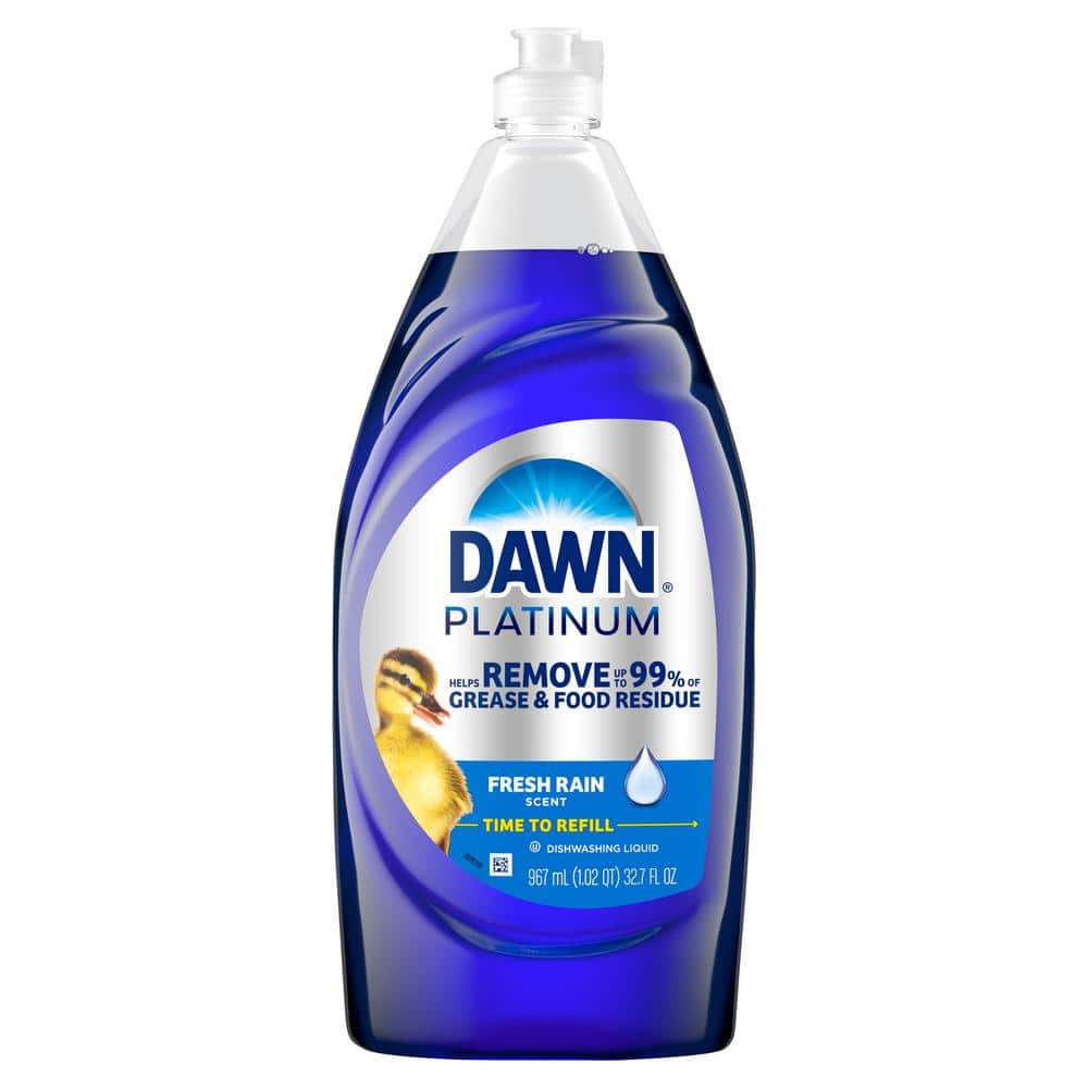 Dawn Platinum 32.7 oz. Fresh Rain Scent Liquid Hand Dish Soap ...