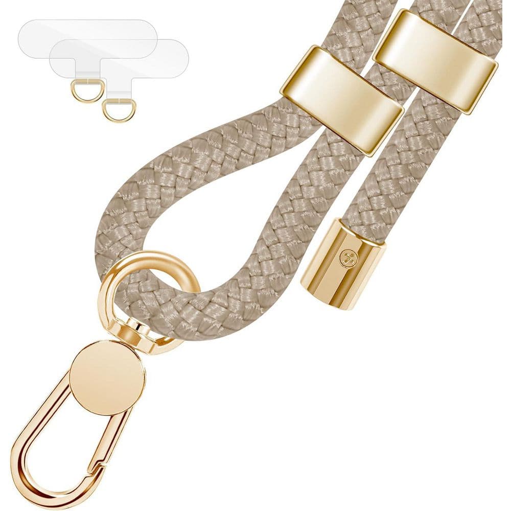 OBJLGEV Cell Phone Lanyard with Crossbody and Wrist Strap Premium Metal ...