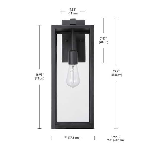 Outdoor Wall Sconces Dimensions