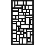 Matrix 0.3 in. x 45.7 in. x 1.9 ft. Cobblestones Wall Art & Fence Panel ...