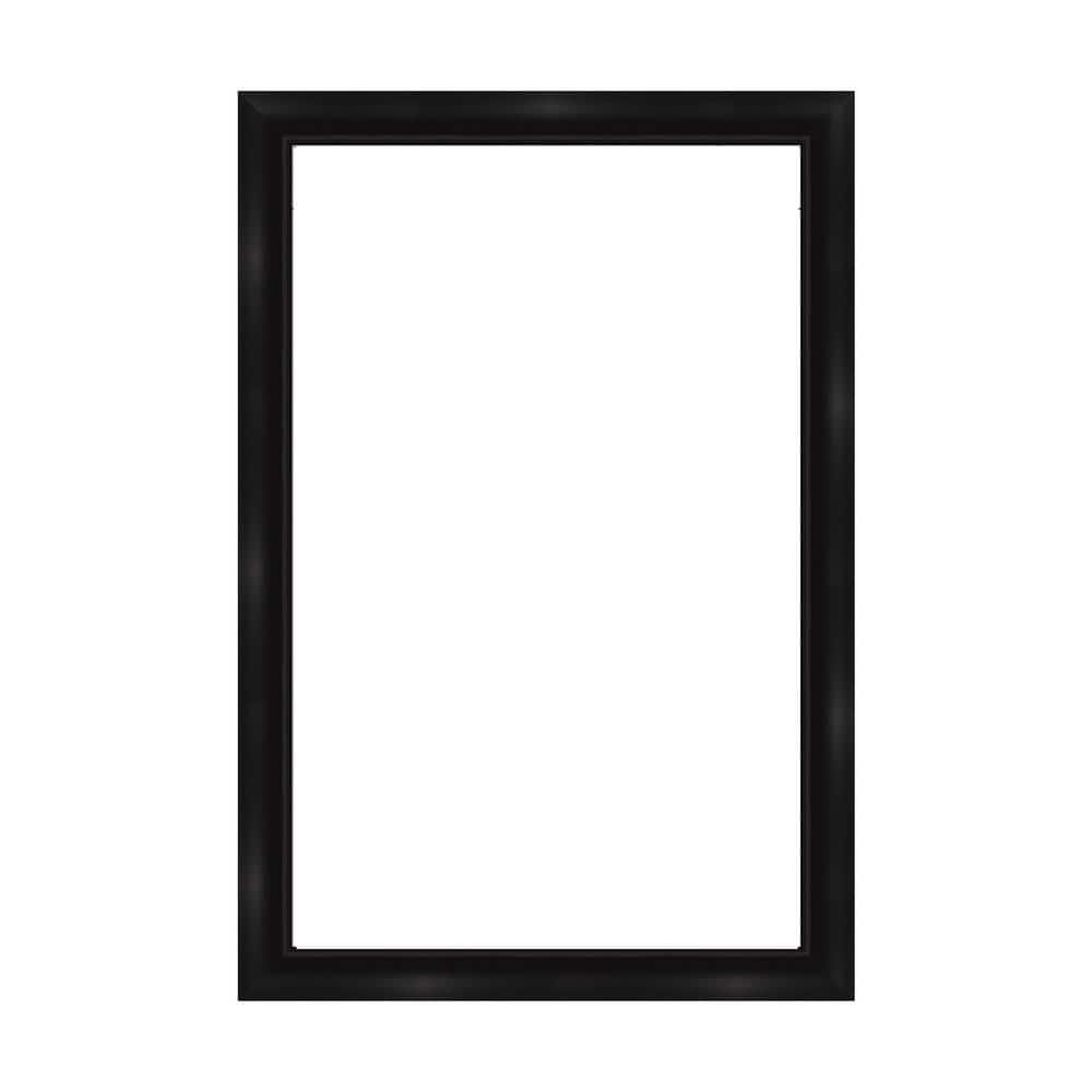 Amanti Art Mirror Makeover Grand Black Narrow 25.25 in. W x 37.25 in. H ...