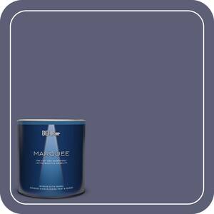 BEHR DYNASTY 1 gal. #S560-6 Blue Blood One-Coat Hide Satin Enamel ...