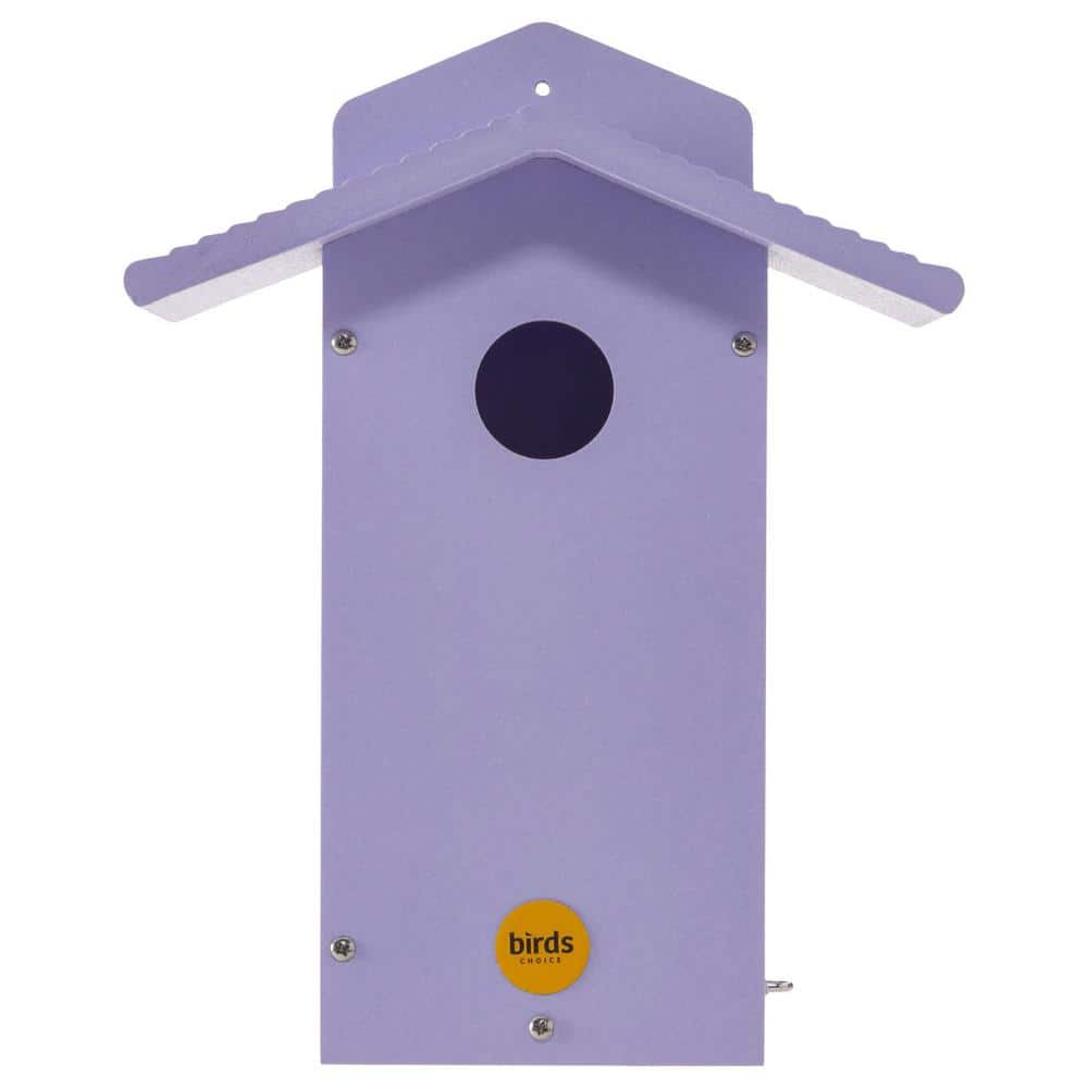 BIRDS choice Blue Bird House in Purple Recycled Plastic GSBBH-LP - The ...