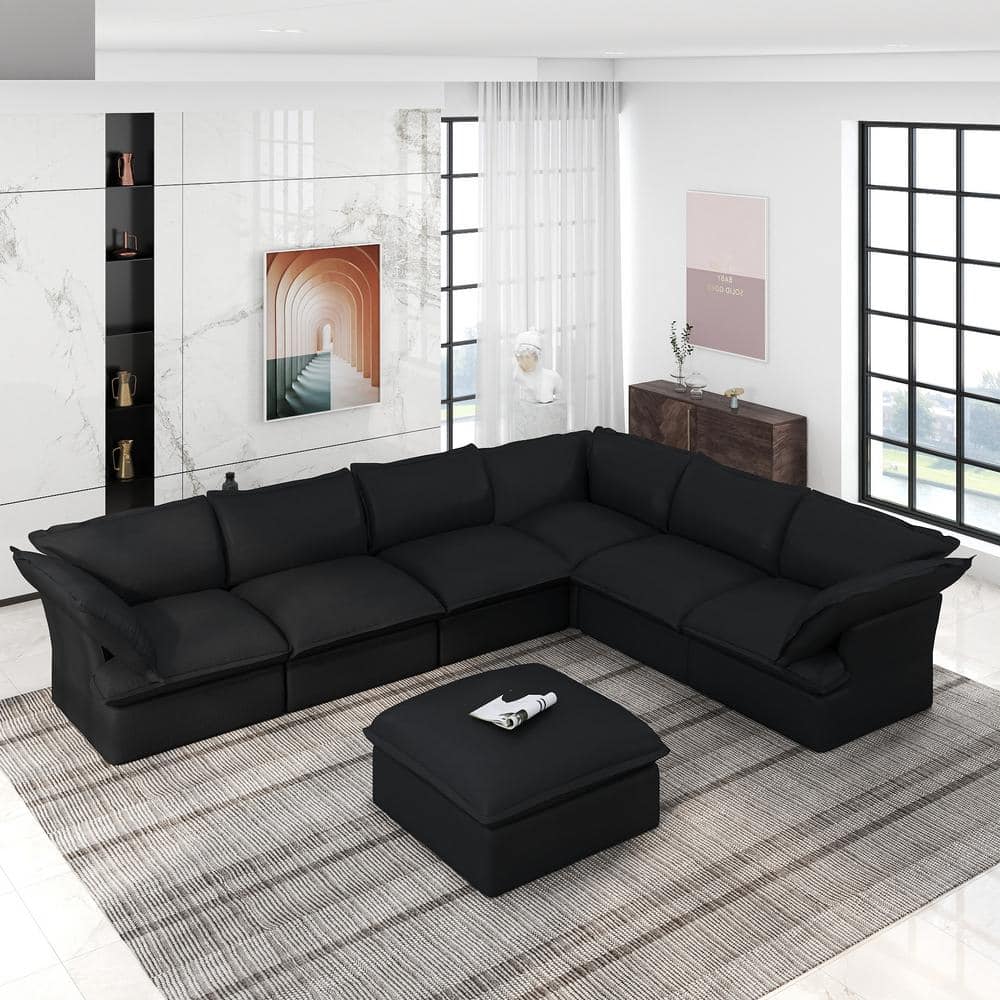 Black cloud couch store