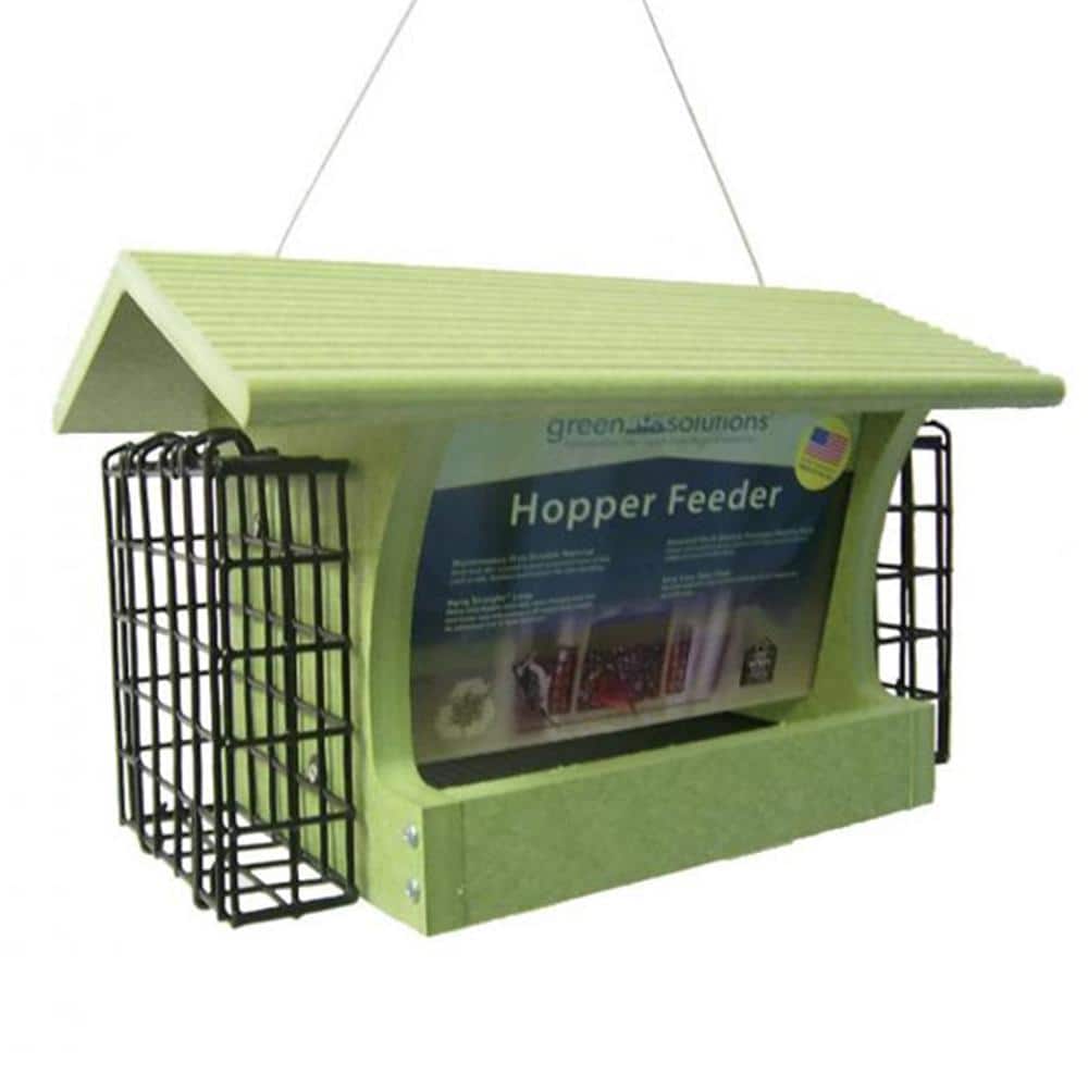 Reviews for Birds Choice Green 3 Qt. Hopper and Suet Cage Wild Bird ...
