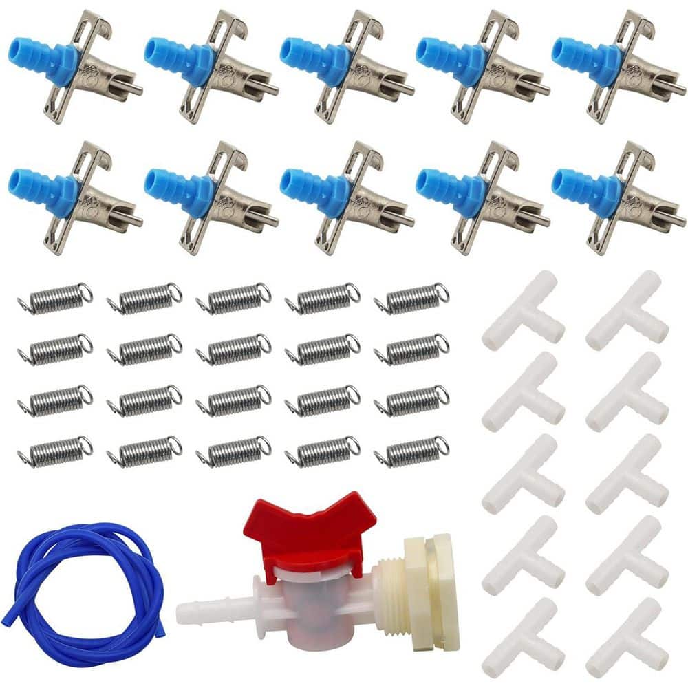 N/A Automatic Rabbit Watering System Kit with 10 Nipple Drinkers, 5/16 ...